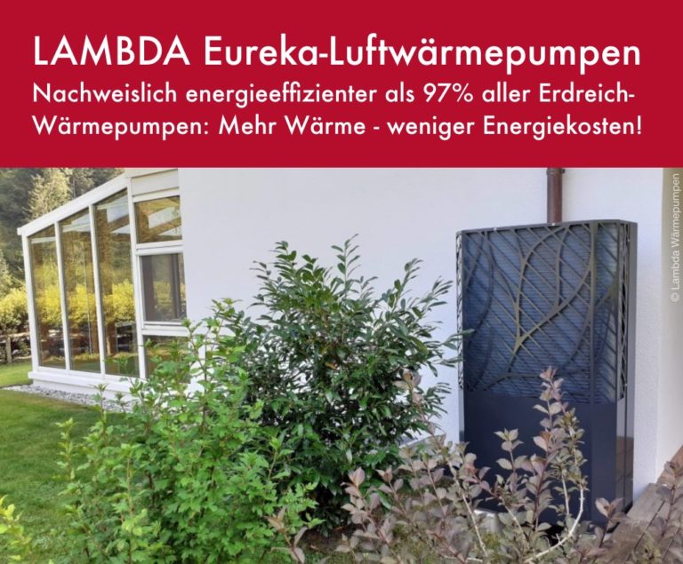 ESR-BOLENDER - LAMBDA Wärmepumpen: Hocheffizient - klimaschonend - zukunftsweisend!